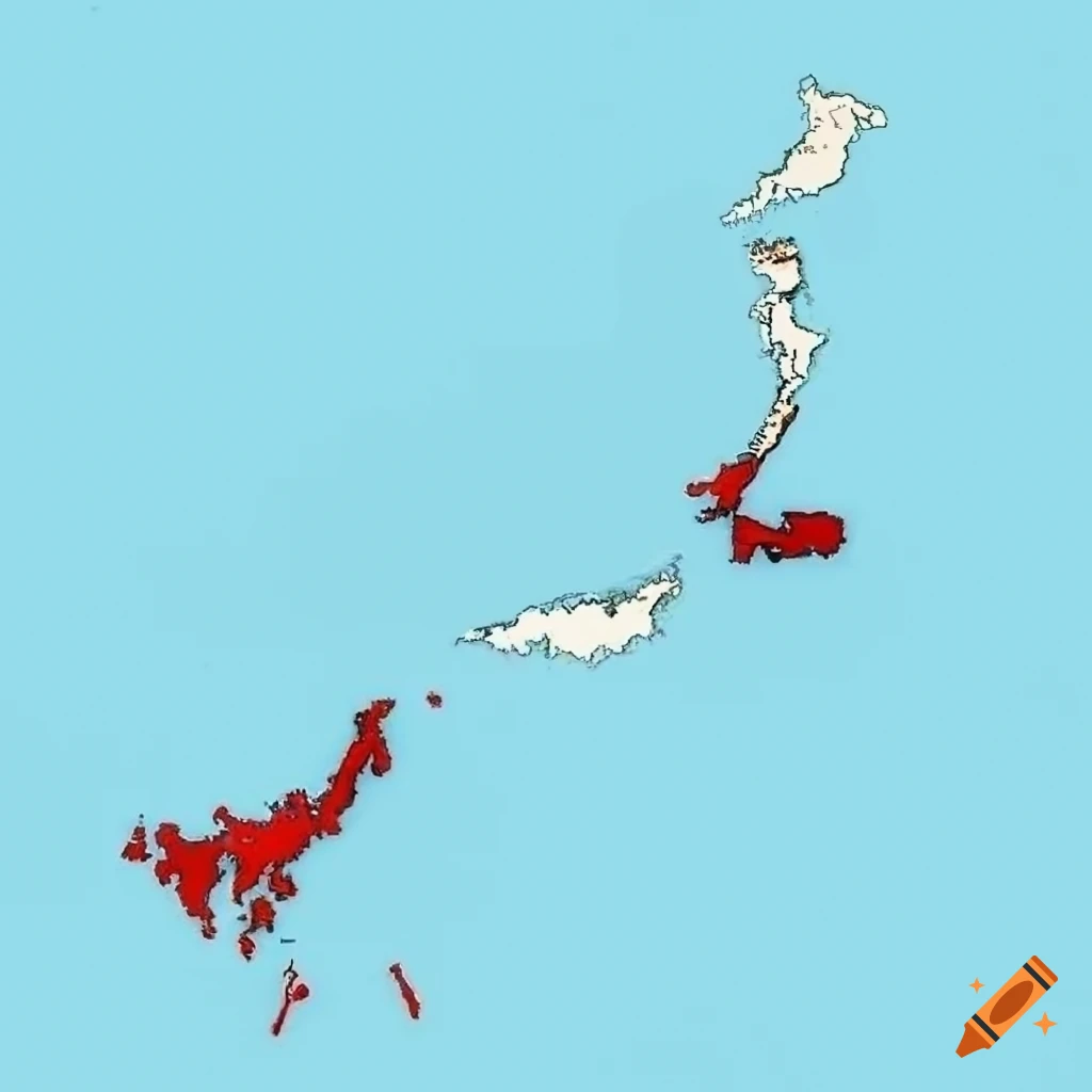Map of japan on Craiyon