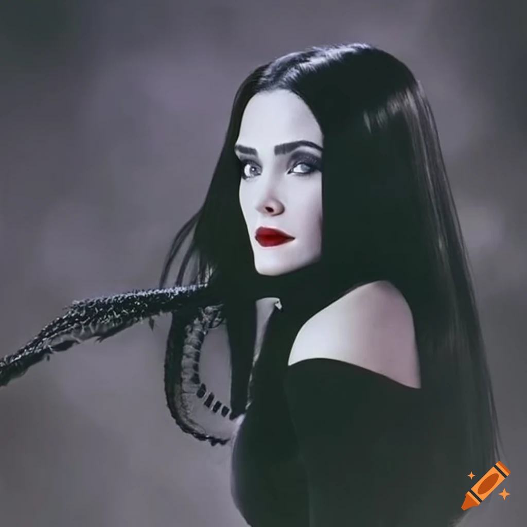 Photography of jennifer connelly as morticia addams on Craiyon Photography of jennifer connelly as morticia addams on Craiyon