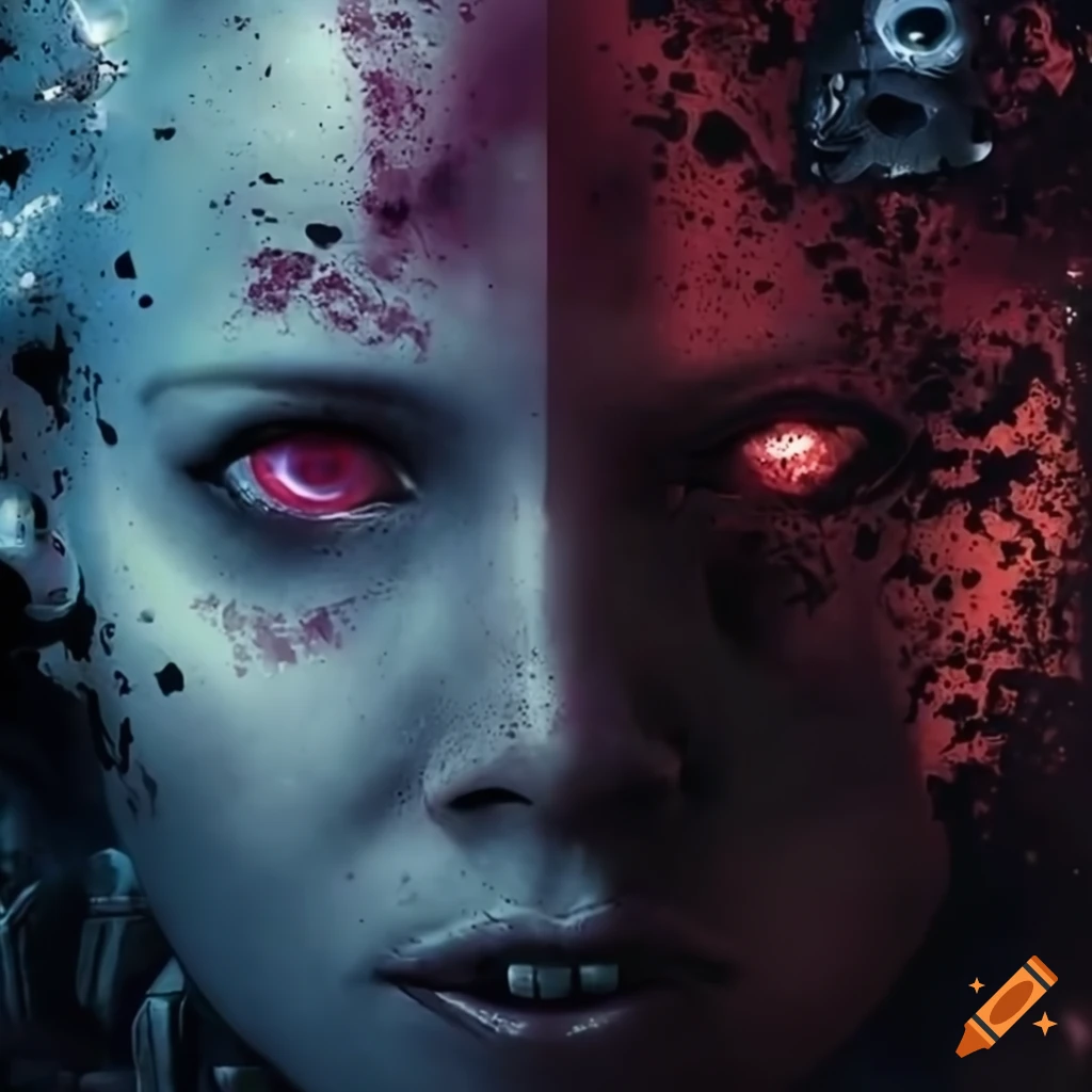 Insanely detailed sci-fi movie poster on Craiyon