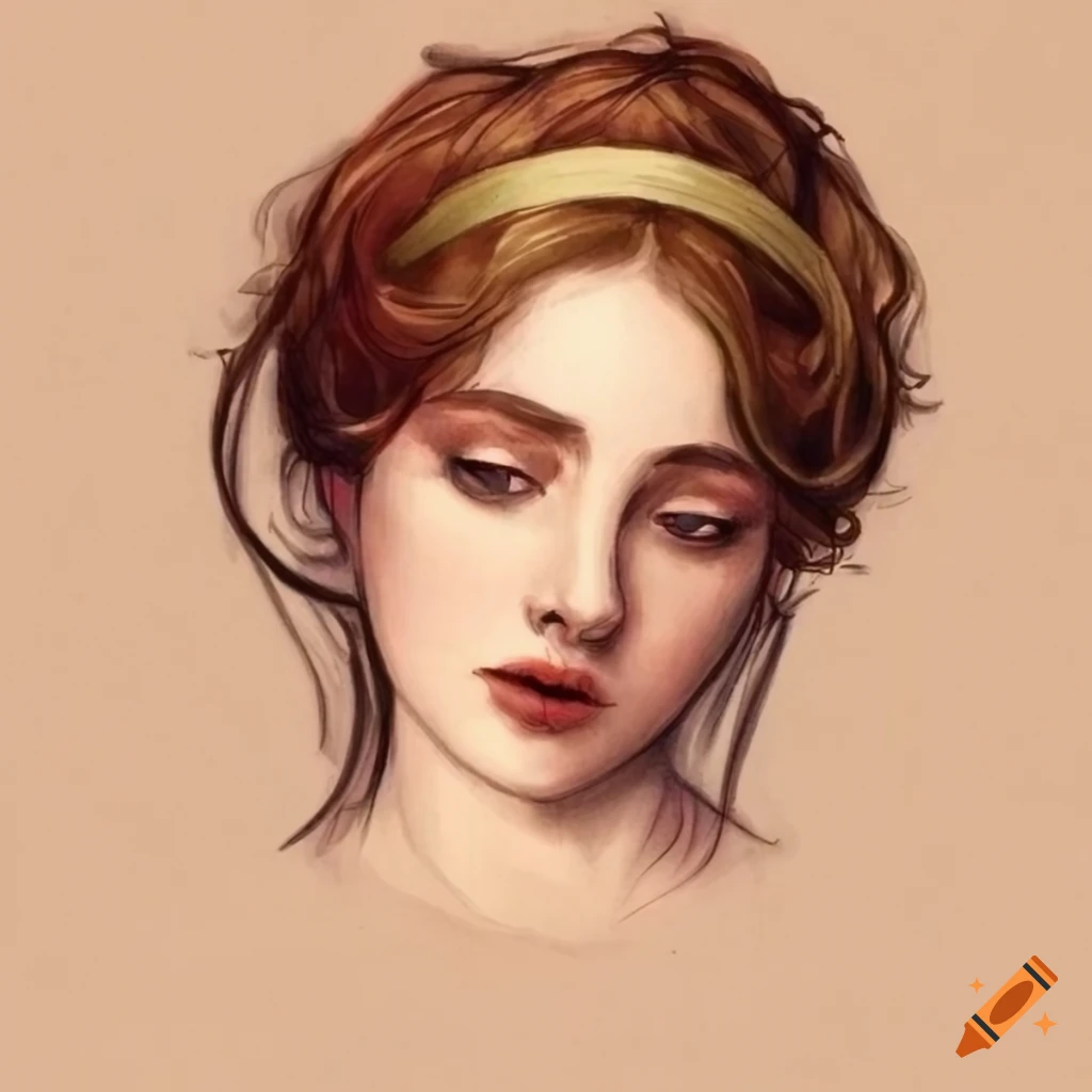 Charming woman with a cheerful smile on Craiyon