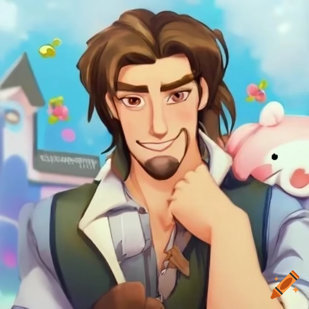 Flynn rider holding my melody