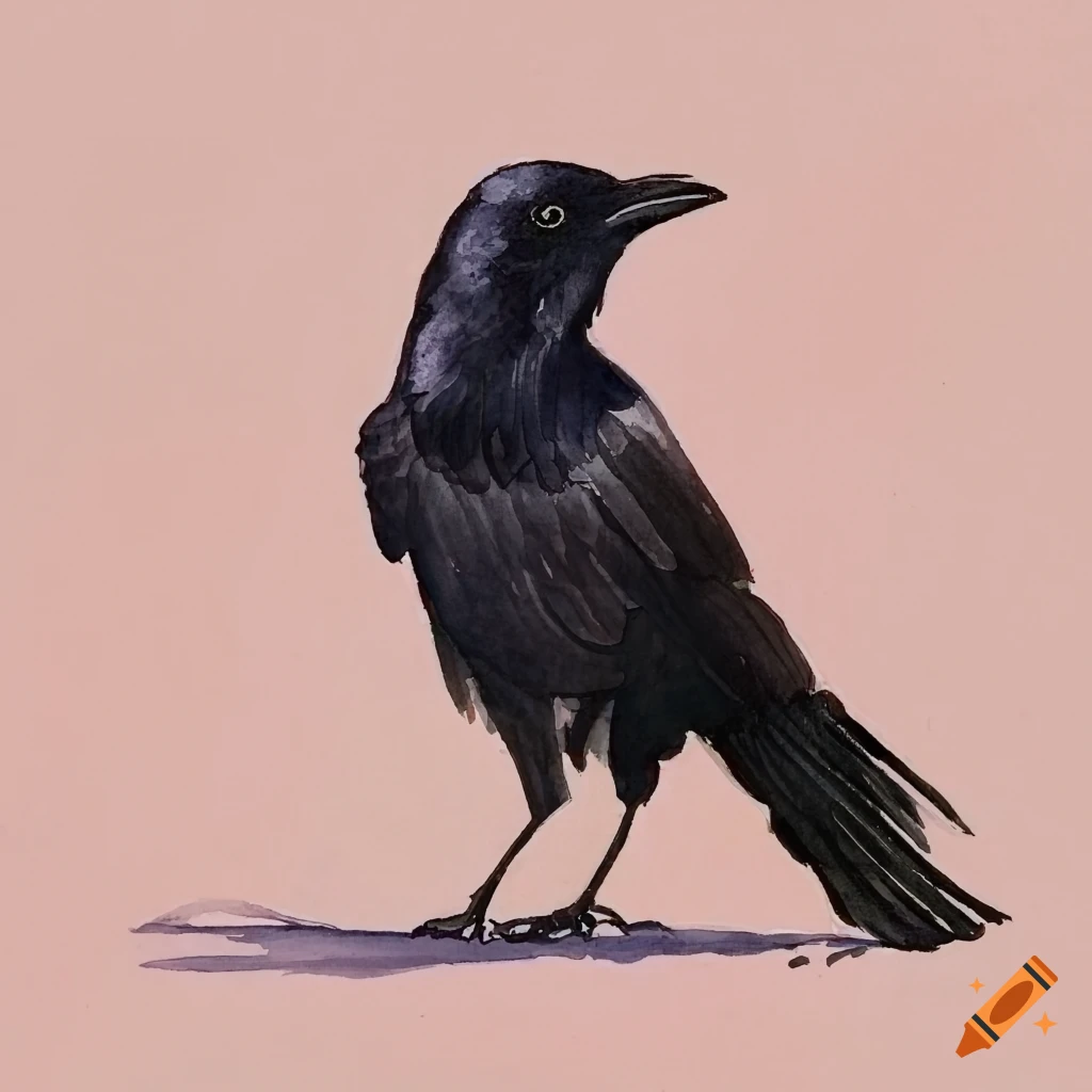 Crow on Craiyon