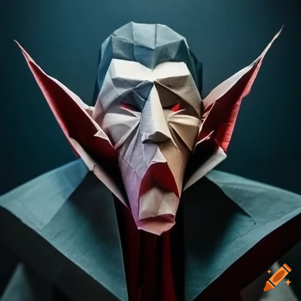 Origami devil on Craiyon