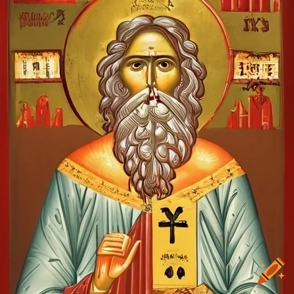 Orthodox icon of jupiter on Craiyon