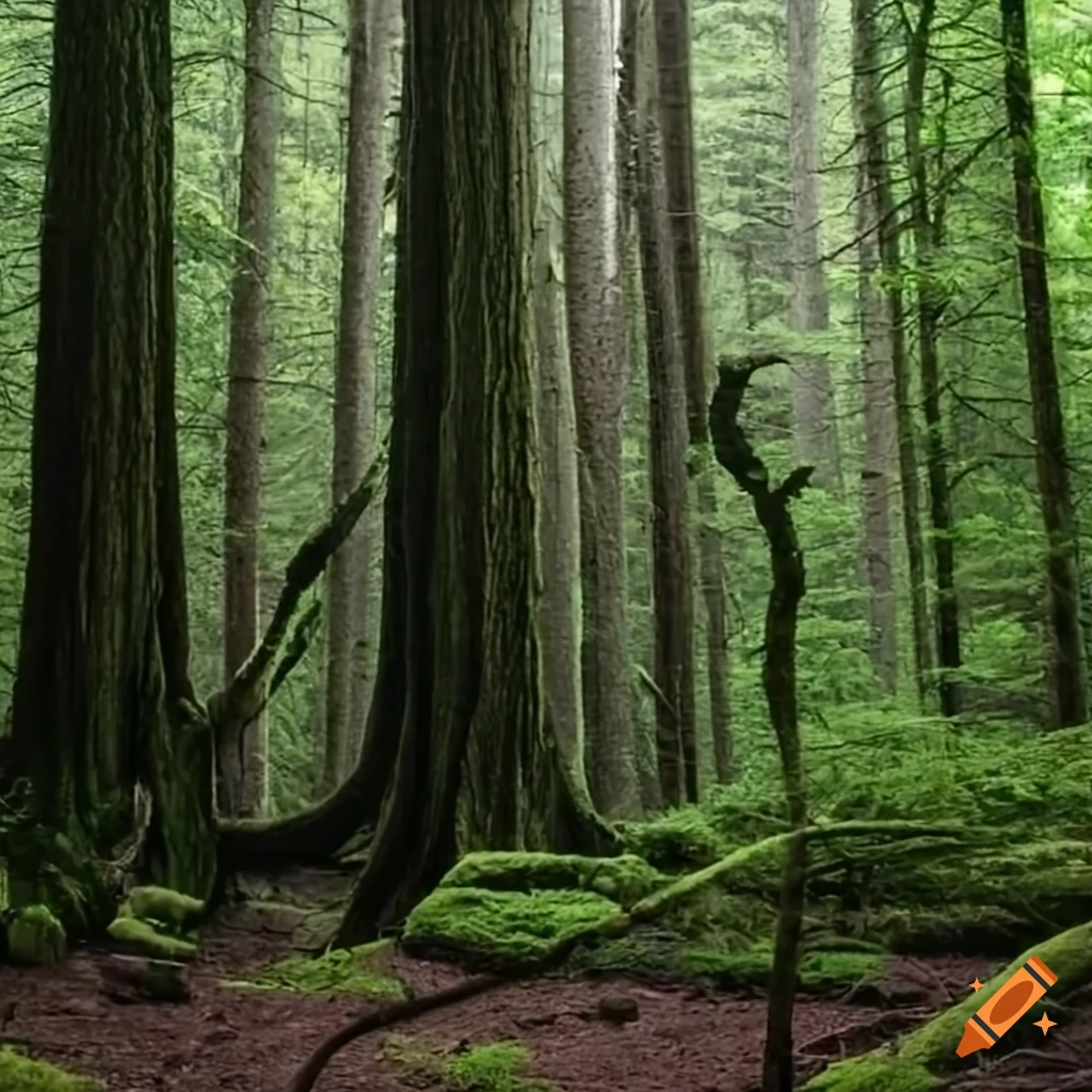 Image of a dense forest