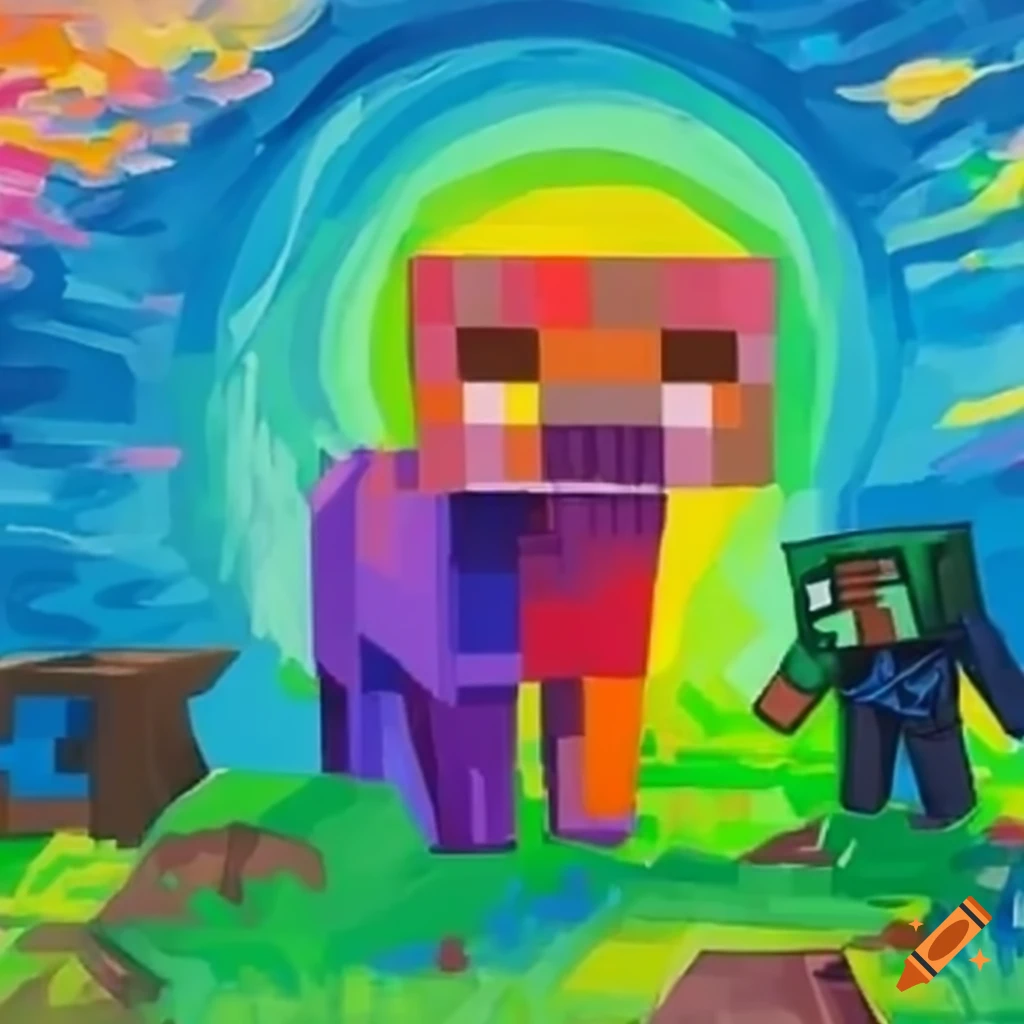 Screenshot of a minecraft world