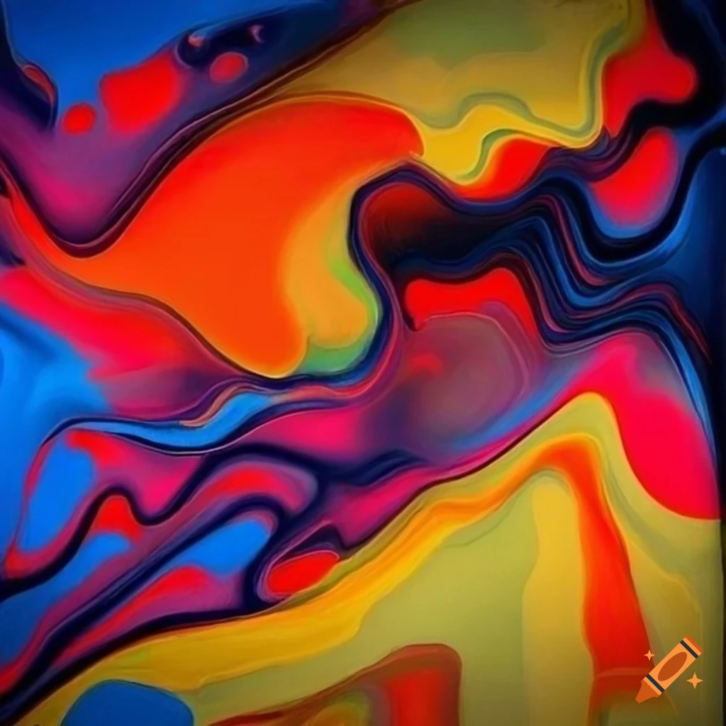 Abstract background, paint on Craiyon