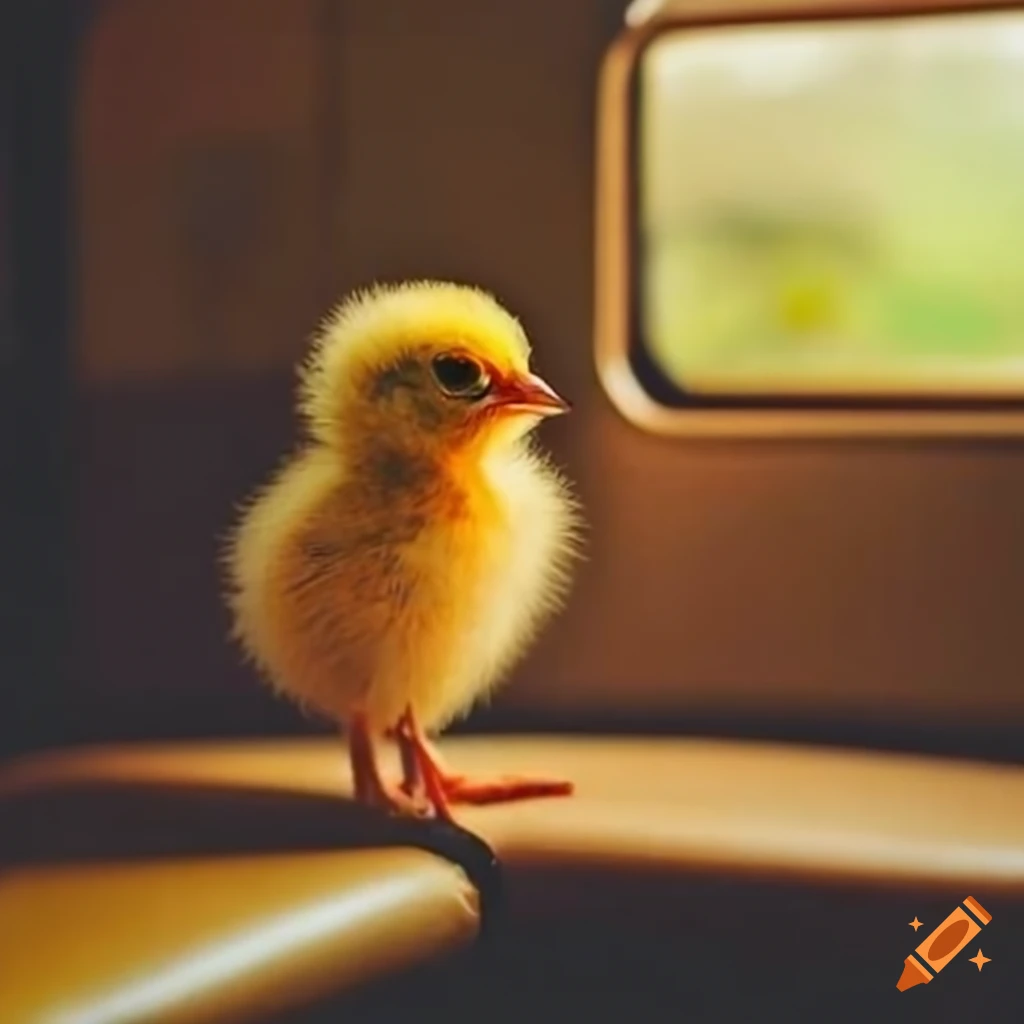 Adorable baby chick photo on Craiyon