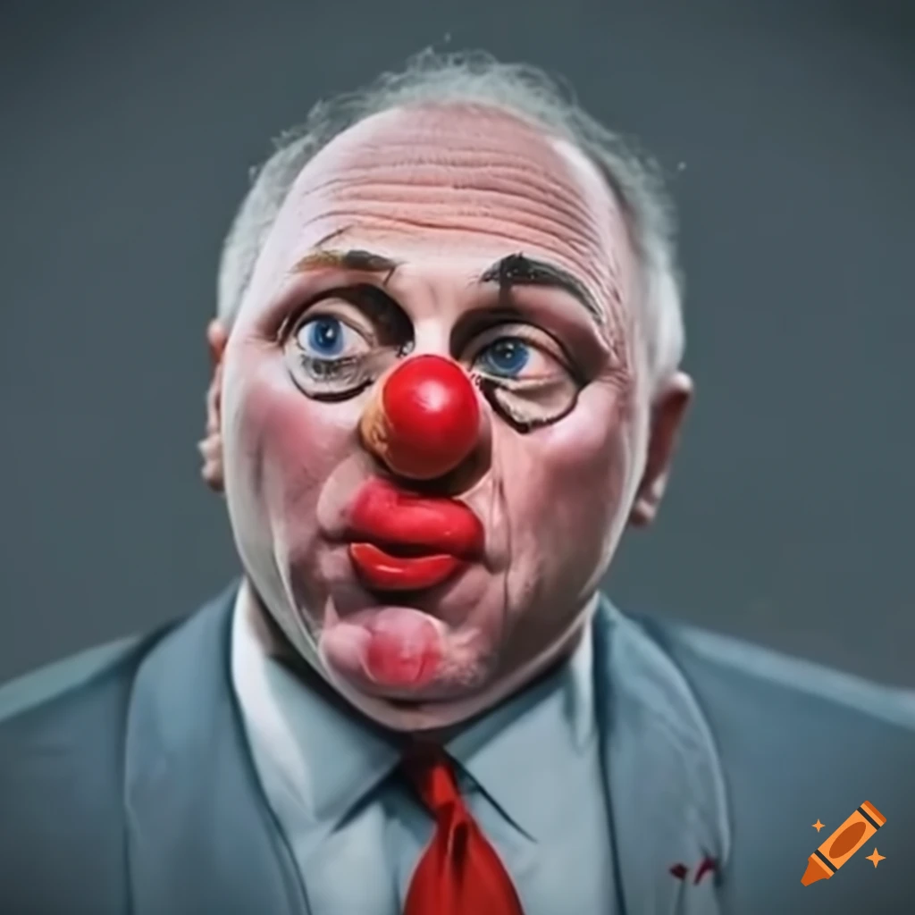 Image of steve scalise dressed as a clown