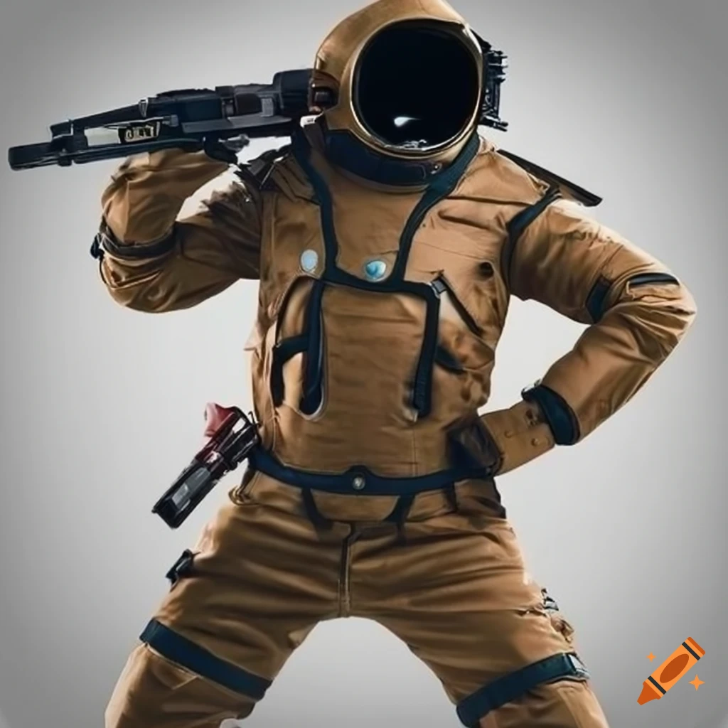 Explorer suit on Craiyon