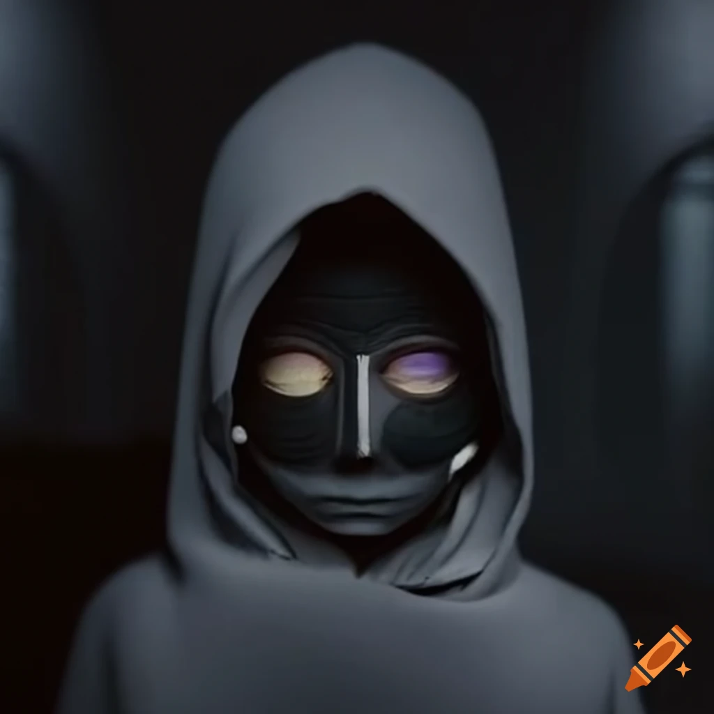 Abstract representation of a faceless deity