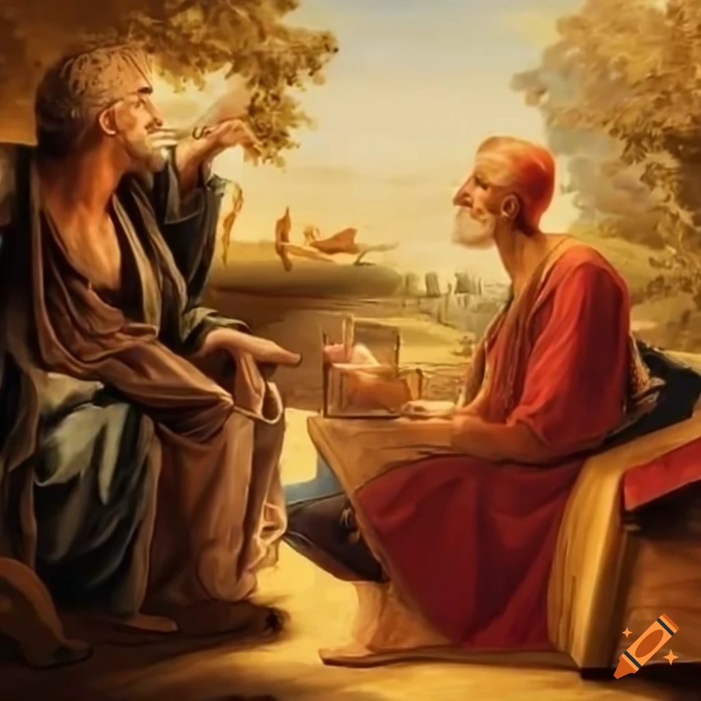 Image depicting the story of the prodigal son on Craiyon