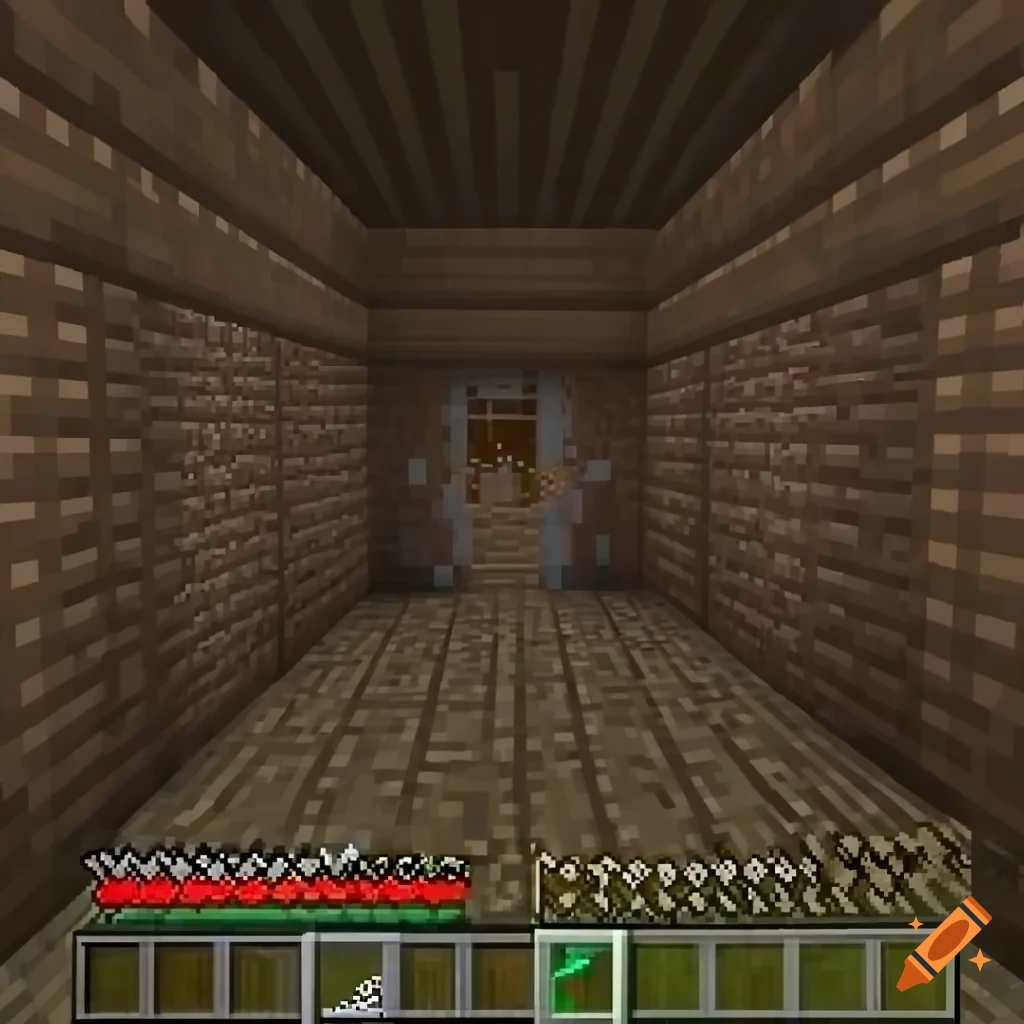 Screenshot of minecraft's kit pvp on Craiyon