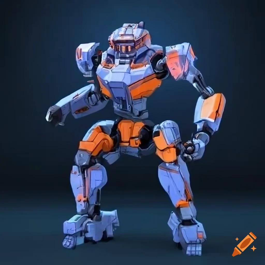 IPS Northstar Mech in Ghibli style on Craiyon