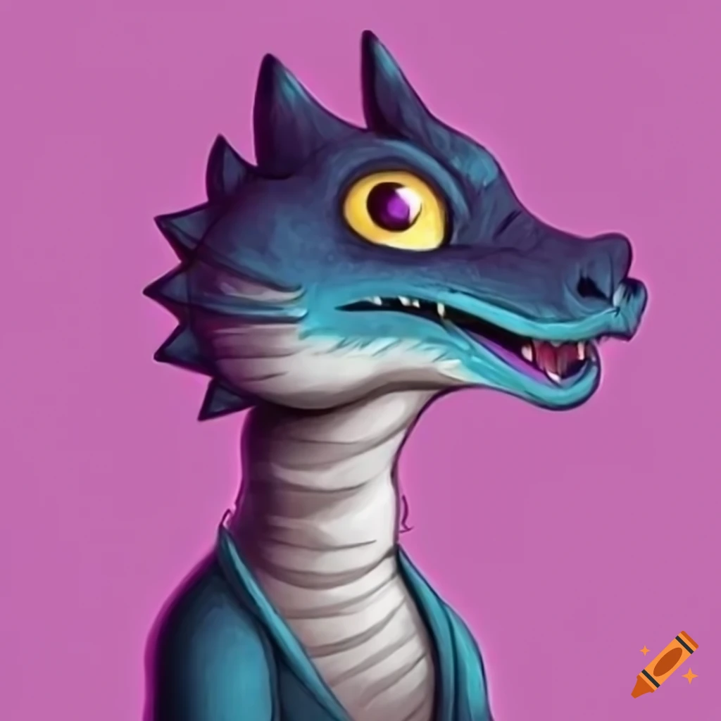 Hyper realistic depiction of a cute anthropomorphic Kobold on Craiyon