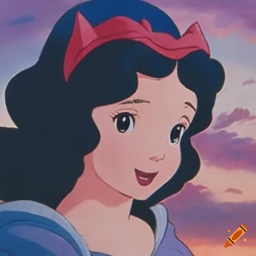 Snow white character from studio ghibli