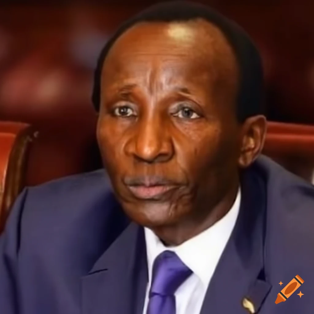 Portrait of blaise compaoré, burkinabé-ivorian politician on Craiyon