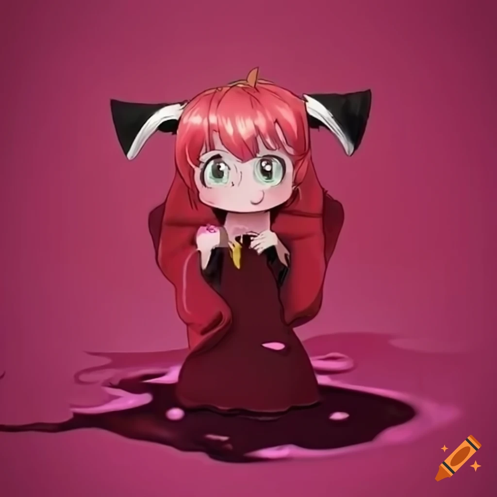 Surreal artwork of melting figures