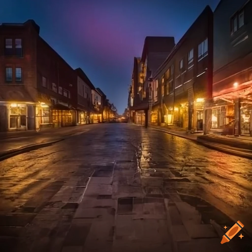 Rustic town in caldwell county on Craiyon