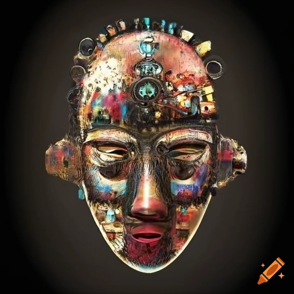 Mask in max ernst collage style on Craiyon Mask in max ernst collage style on Craiyon