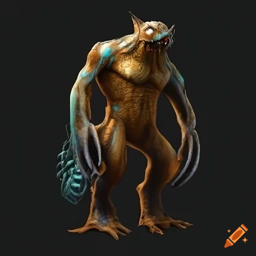 Artwork of specific creatures on Craiyon