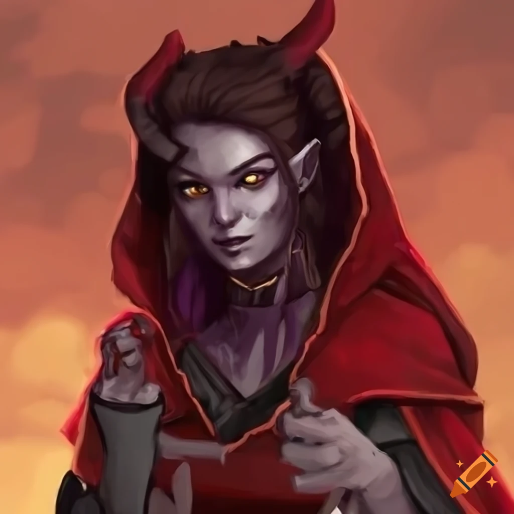 Mischievous and mysterious fantasy rpg merchant on Craiyon