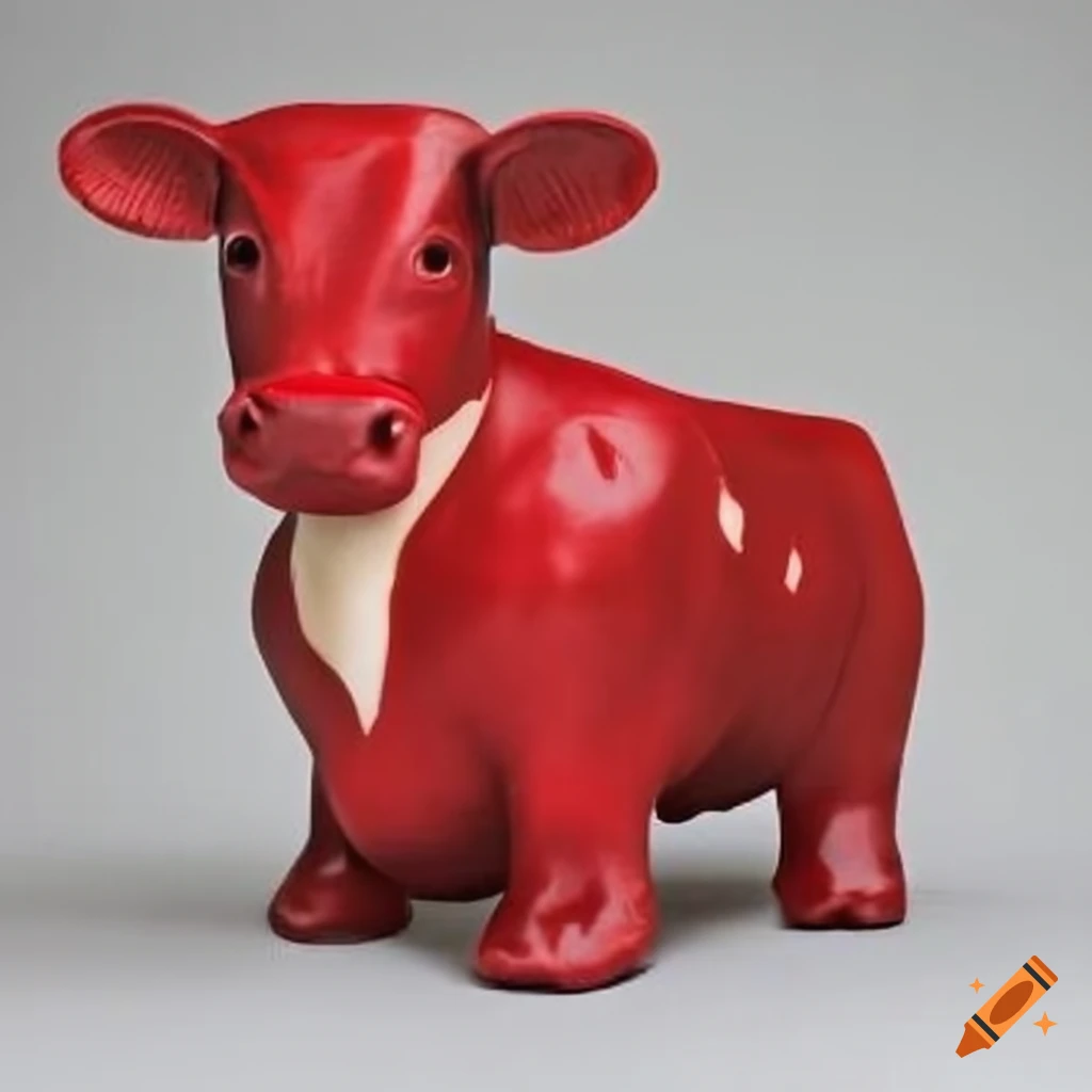 Image of a phantom red cow on Craiyon
