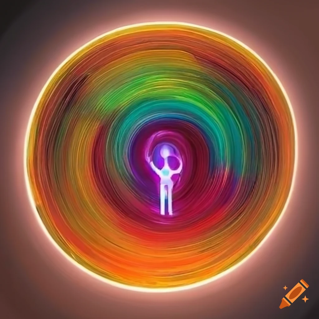 Abstract art depicting interconnected relationships on Craiyon