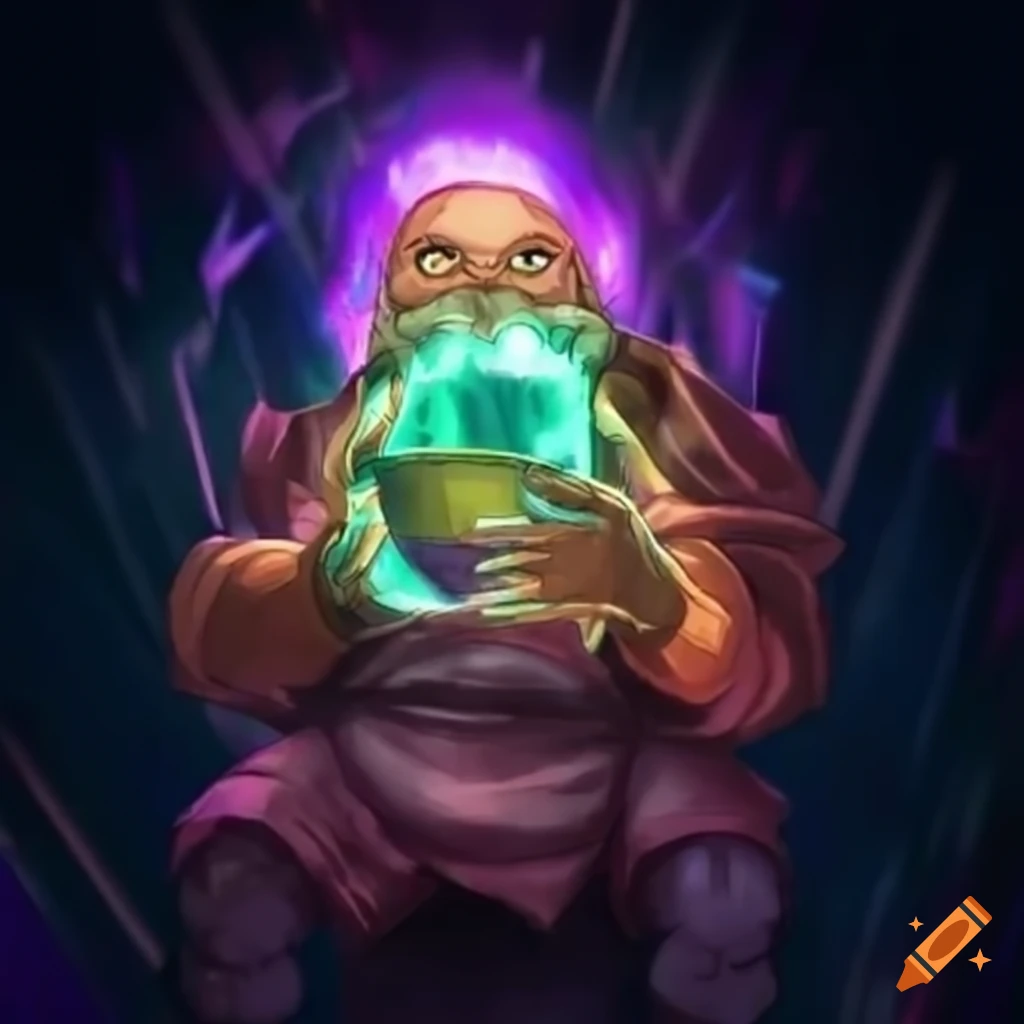 Jinzo in hearthstone style on Craiyon