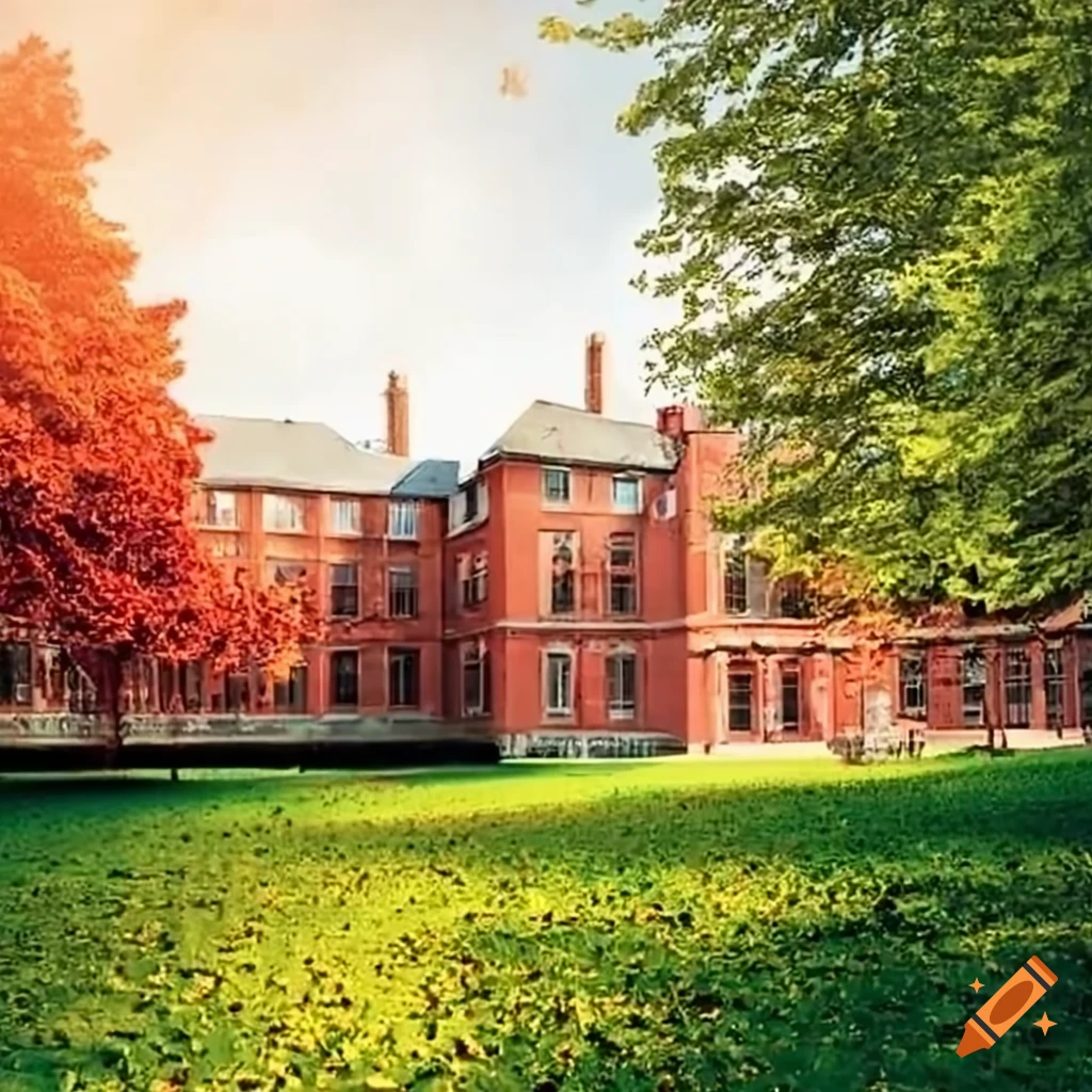 Image of a prestigious English public school on Craiyon