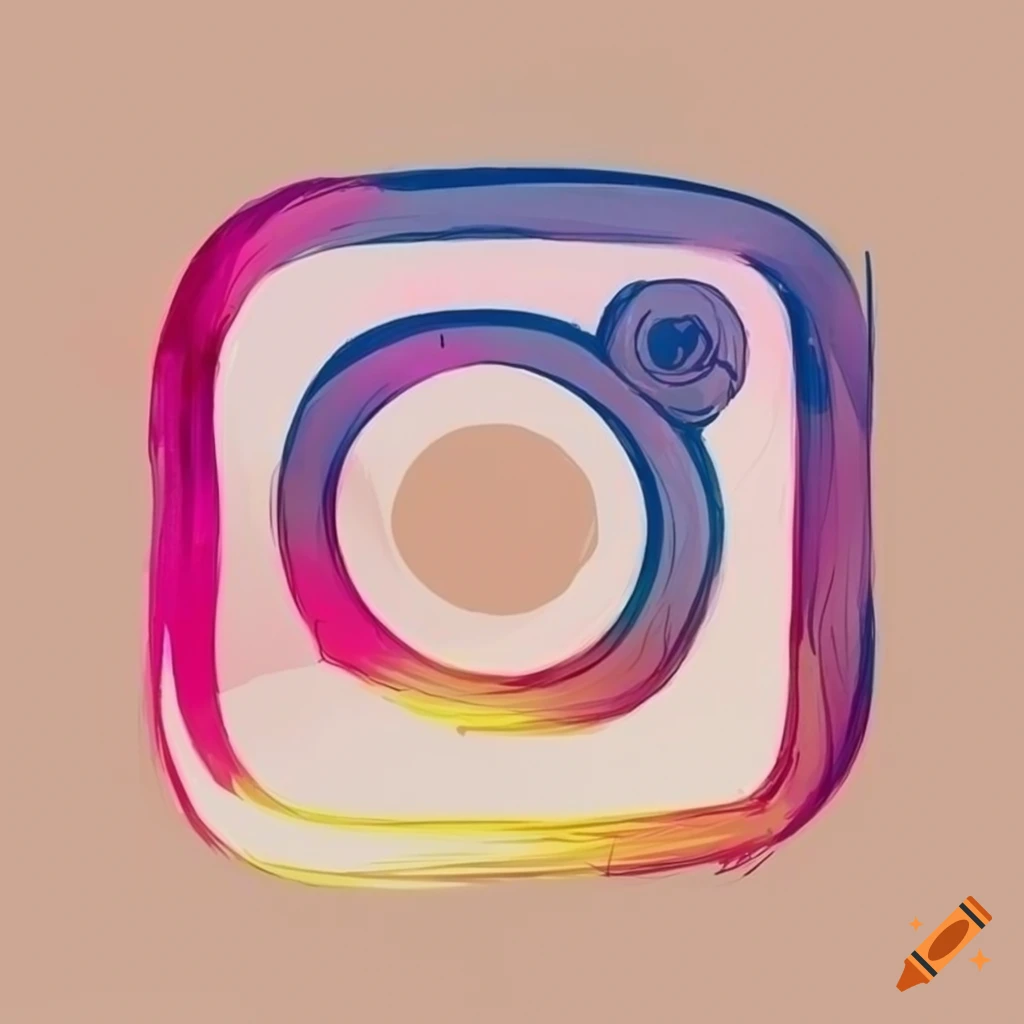 Sketch Of The Instagram Logo On Craiyon Sketch Of The Instagram Logo On Craiyon