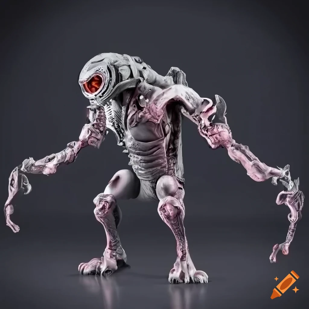 Mechanized monster artwork on Craiyon