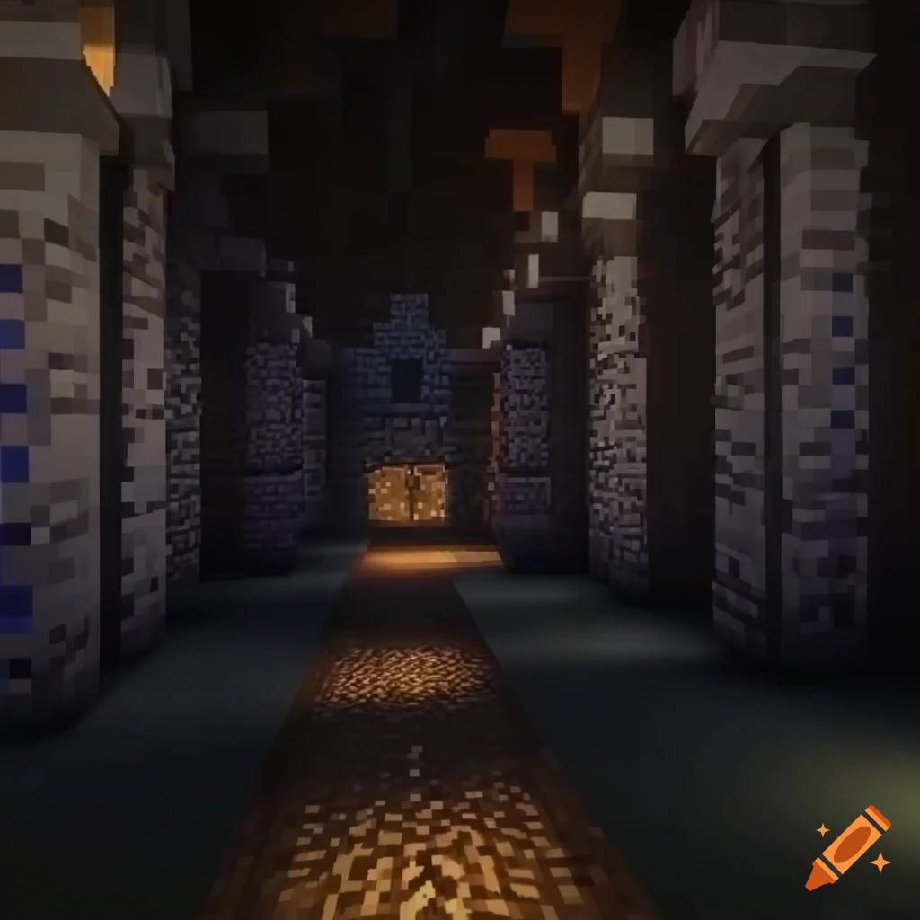 Screenshot of a minecraft realm on Craiyon