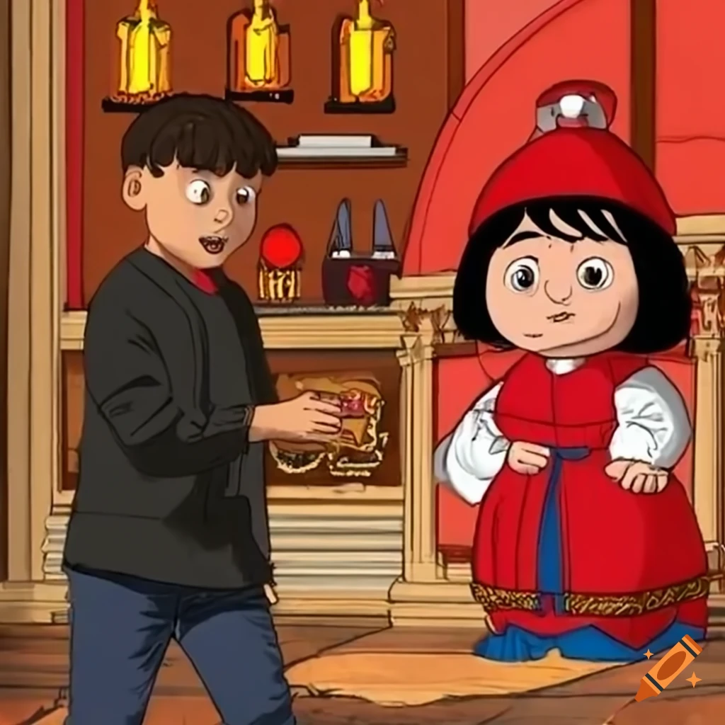 Ryan's World: re-enactment of the Great Fire of London on Craiyon