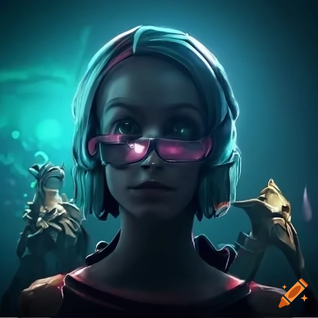 Screenshot of expansive gaming environment on Craiyon