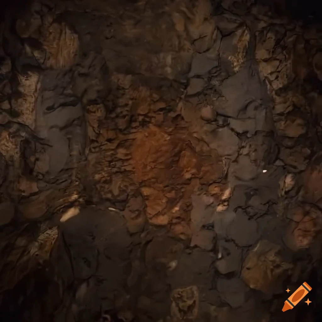 Intriguing chalk art of ancient alphabet letters in a cave inscription ...