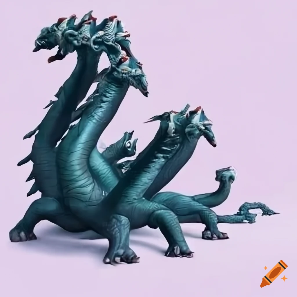 Artistic representation of hydra on Craiyon