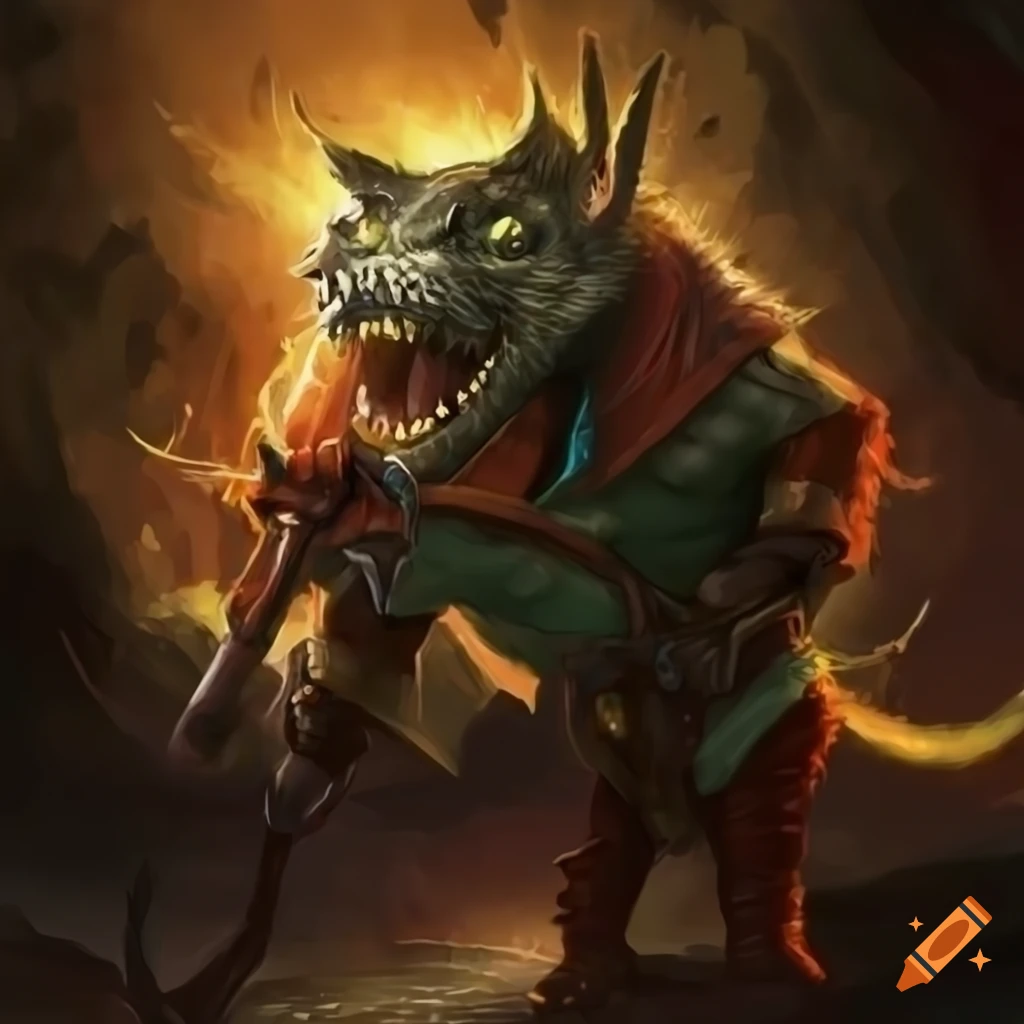 Fantasy artwork of a rat vs goblin aviators on Craiyon