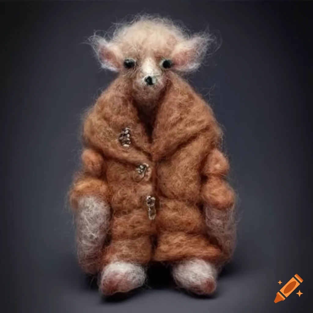 Wool creatures in stylish outfits
