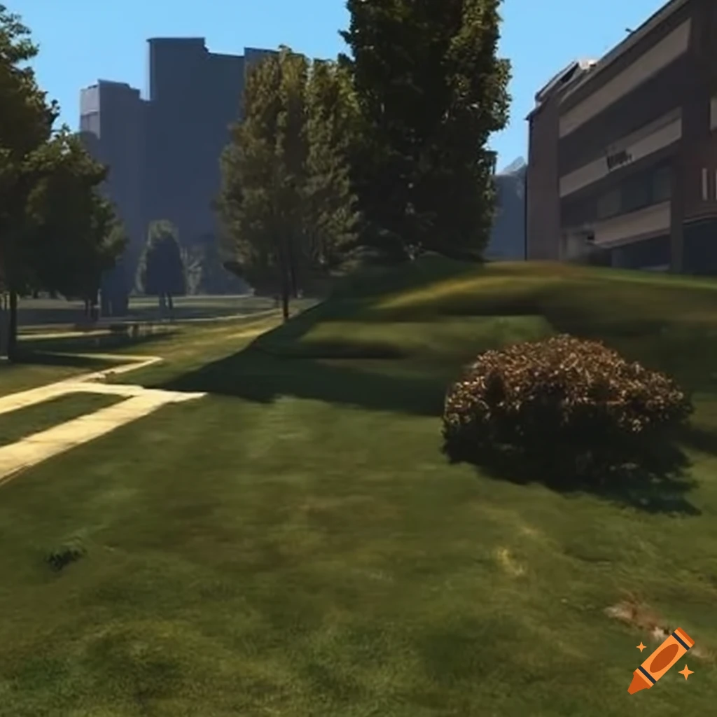 Breathtaking landscape in gta video game on Craiyon