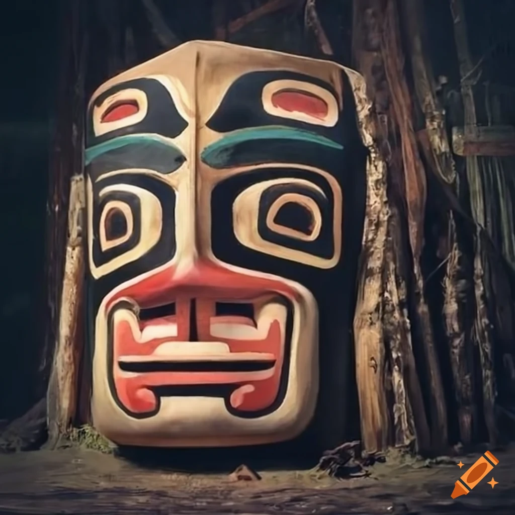 Tlingit long house in alaska