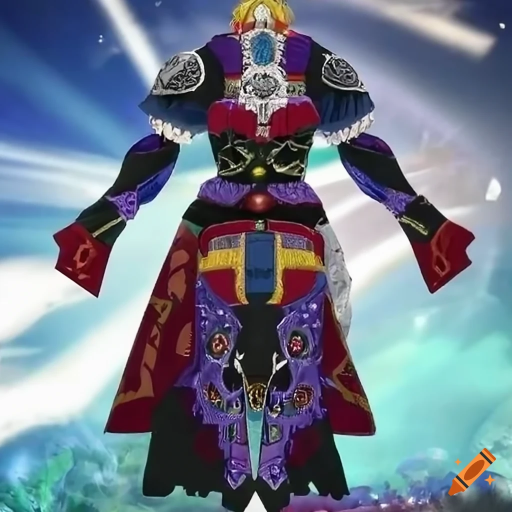 Image of the divine costume of Dillon E.T. on Craiyon