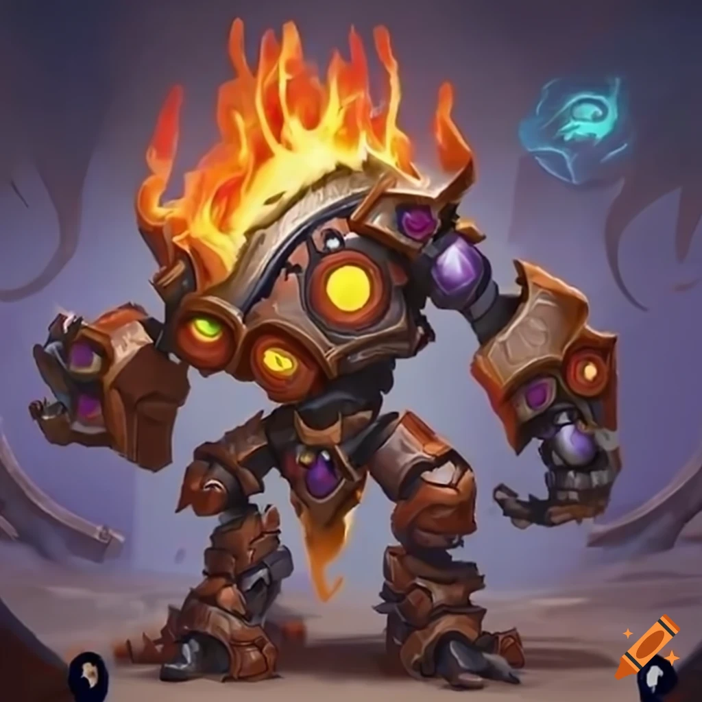 Hearthstone blue treant on Craiyon