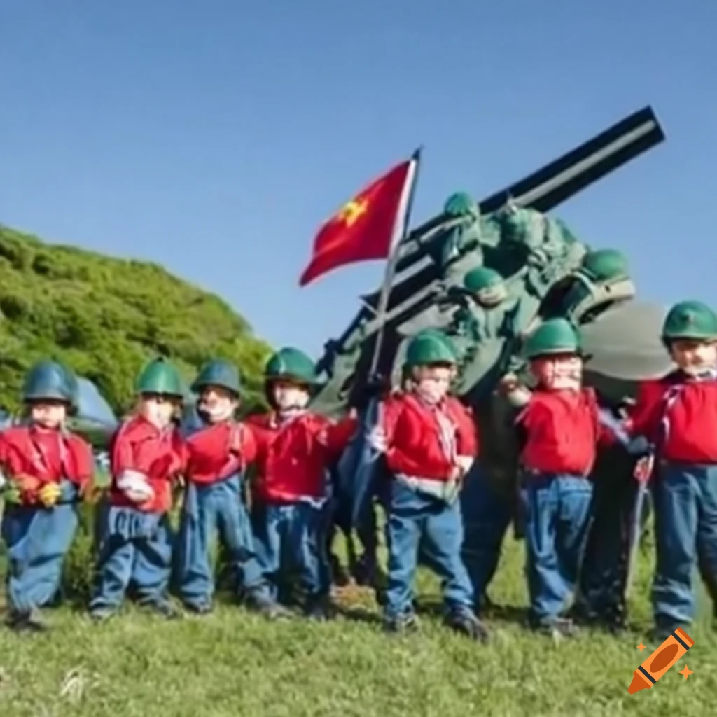 Fun re-enactment of the Battle of Iwo Jima for kids on Craiyon