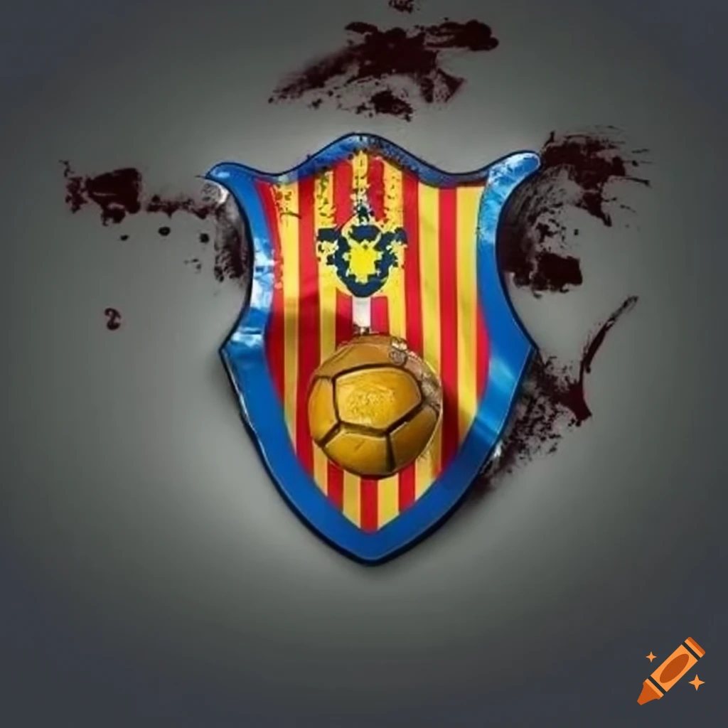 Escudo and logo of a catalan football team on Craiyon