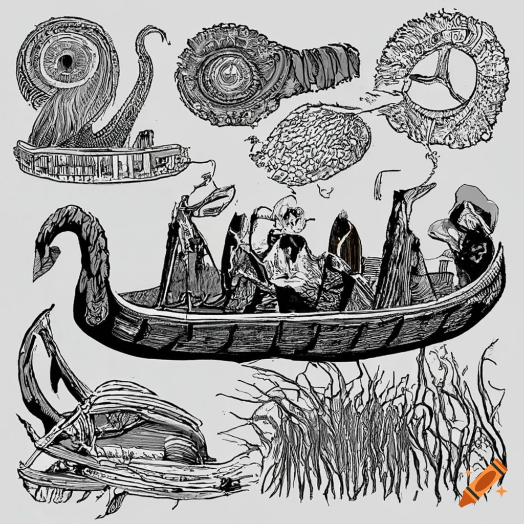 Image of a swamp boat on Craiyon