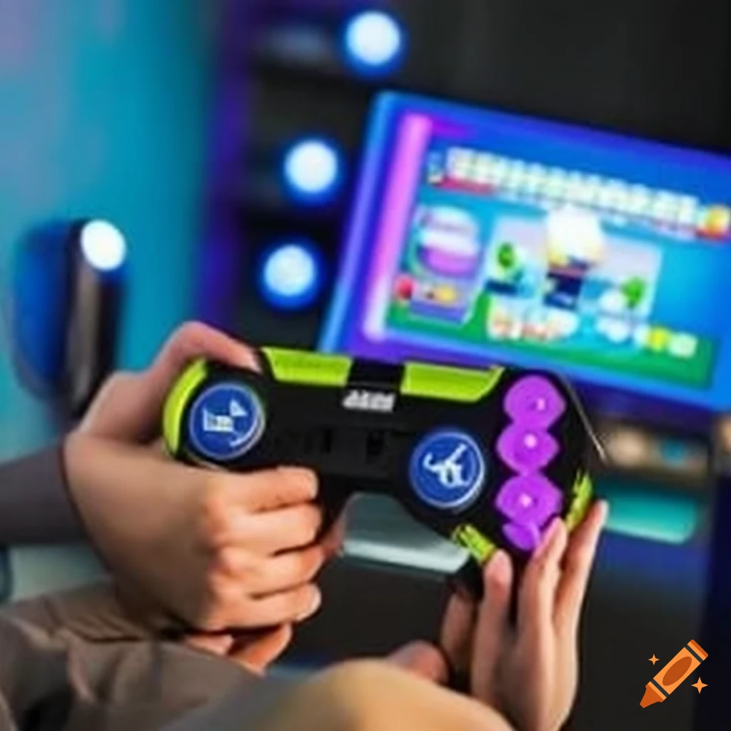 Image representing interactivity in gaming on Craiyon