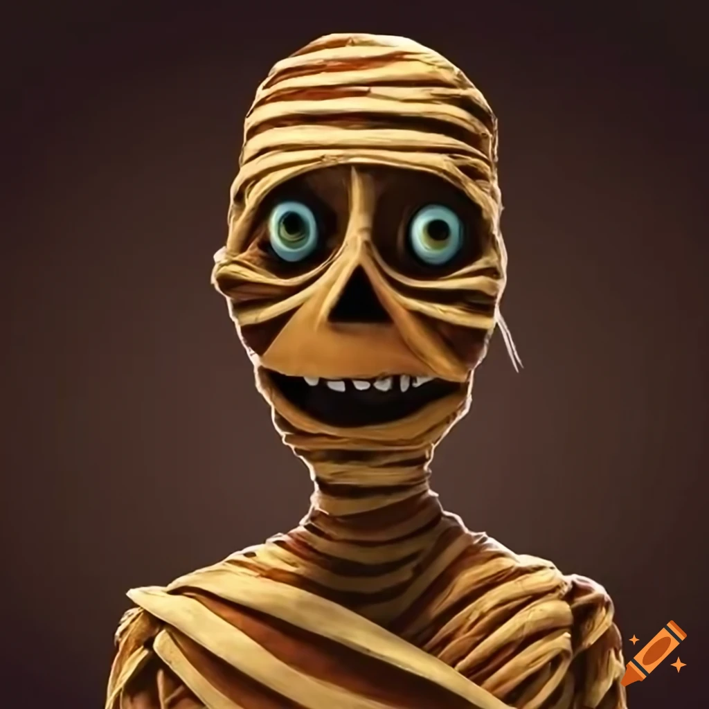 Animation of mummies on Craiyon