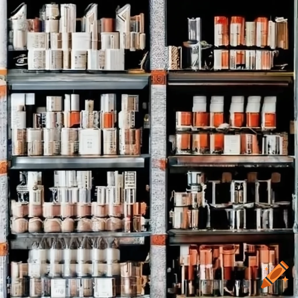 Intricate item-sorting systems on Craiyon