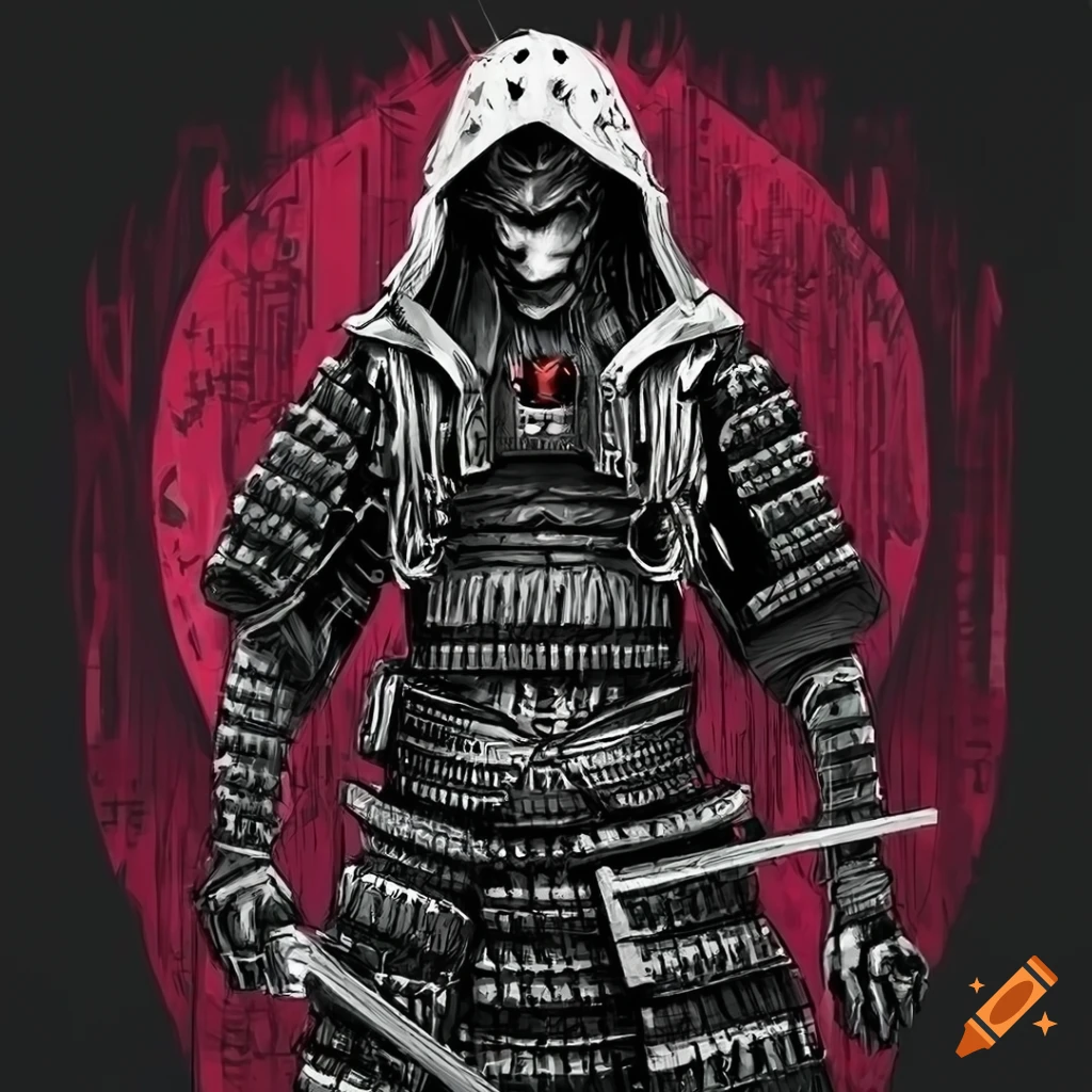 Anime skeleton samurai on Craiyon